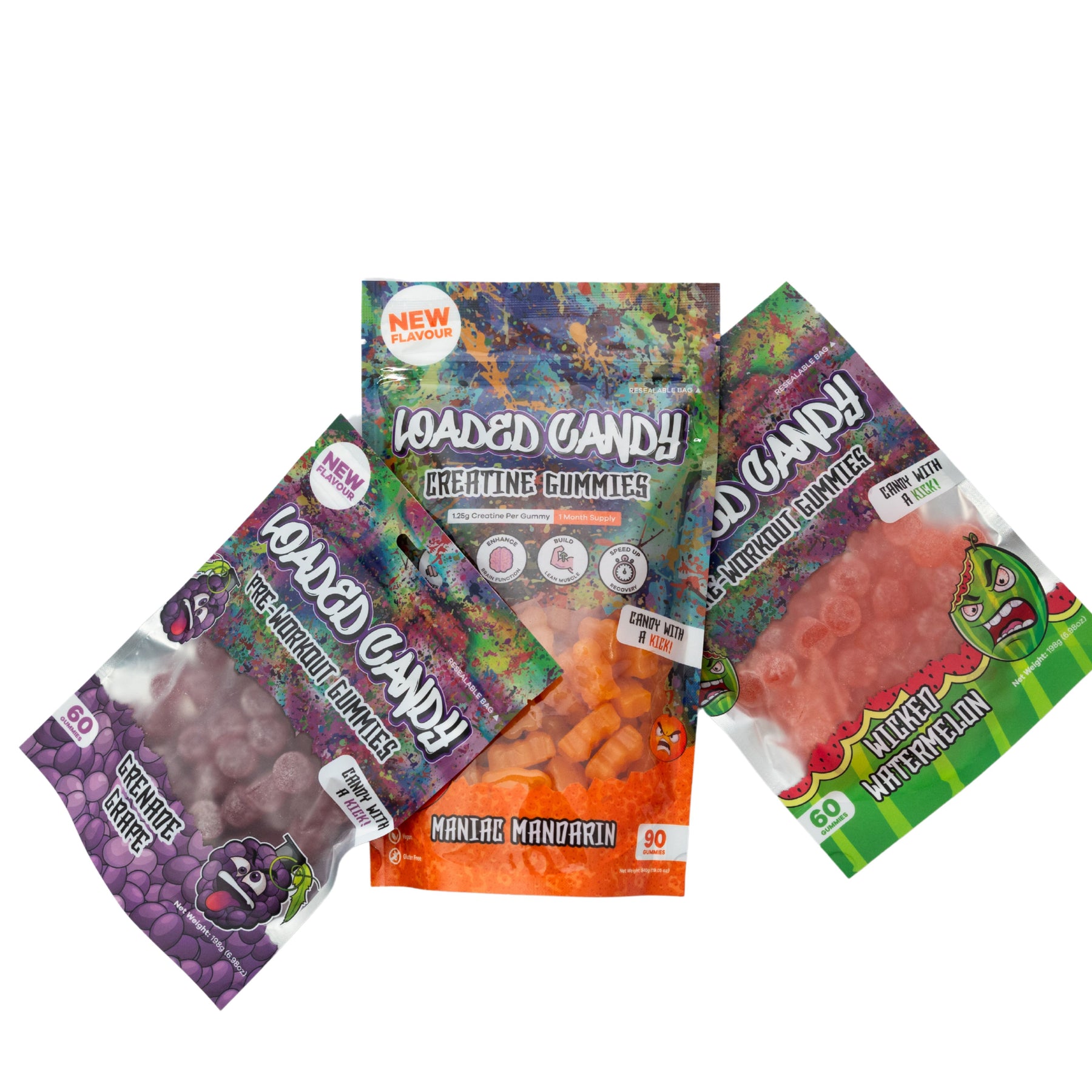 Loaded Candy Pre - Workout Gummies