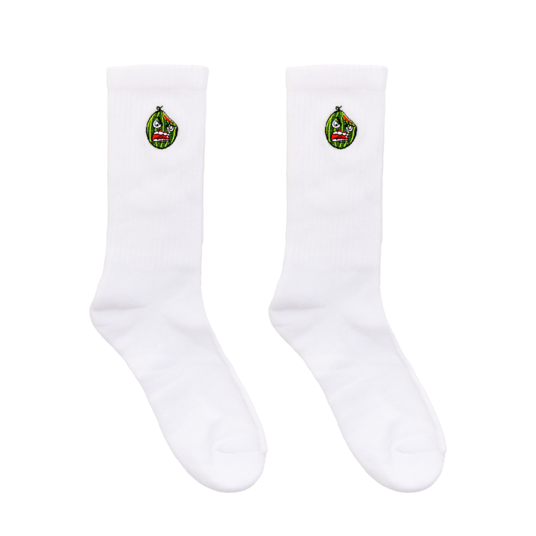 Wicked Watermelon Crew Socks