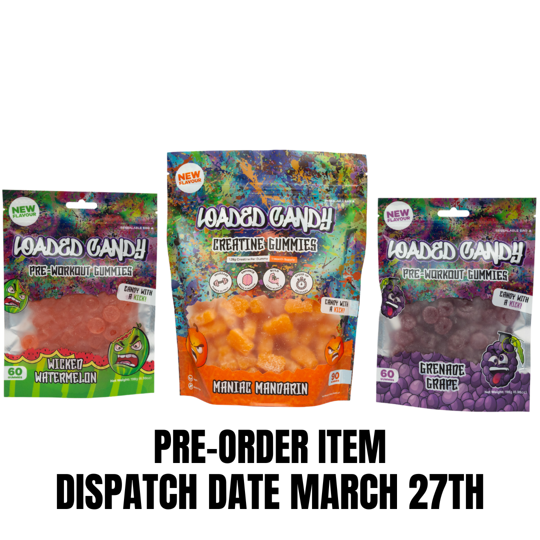 Loaded Candy Pre - Workout Gummies
