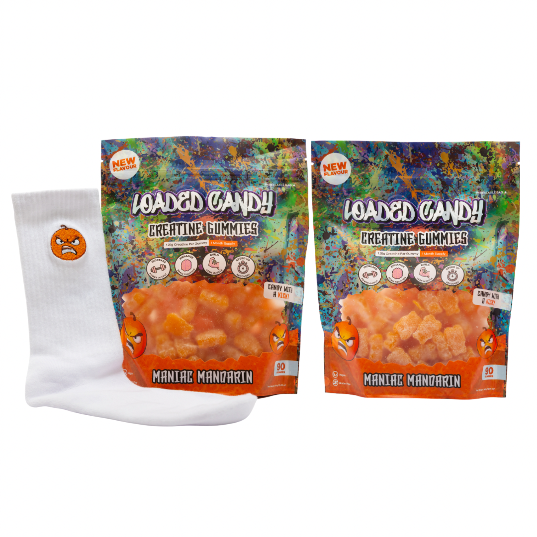 Maniac Bundle (2 Month Supply + Crew Socks)