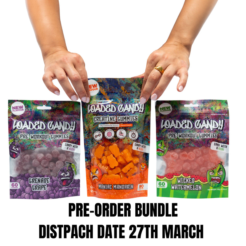 Loaded Candy Pre - Workout Gummies