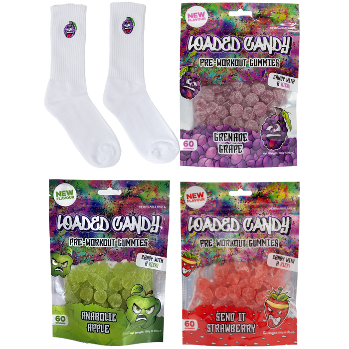 Loaded Candy Pre - Workout Gummies