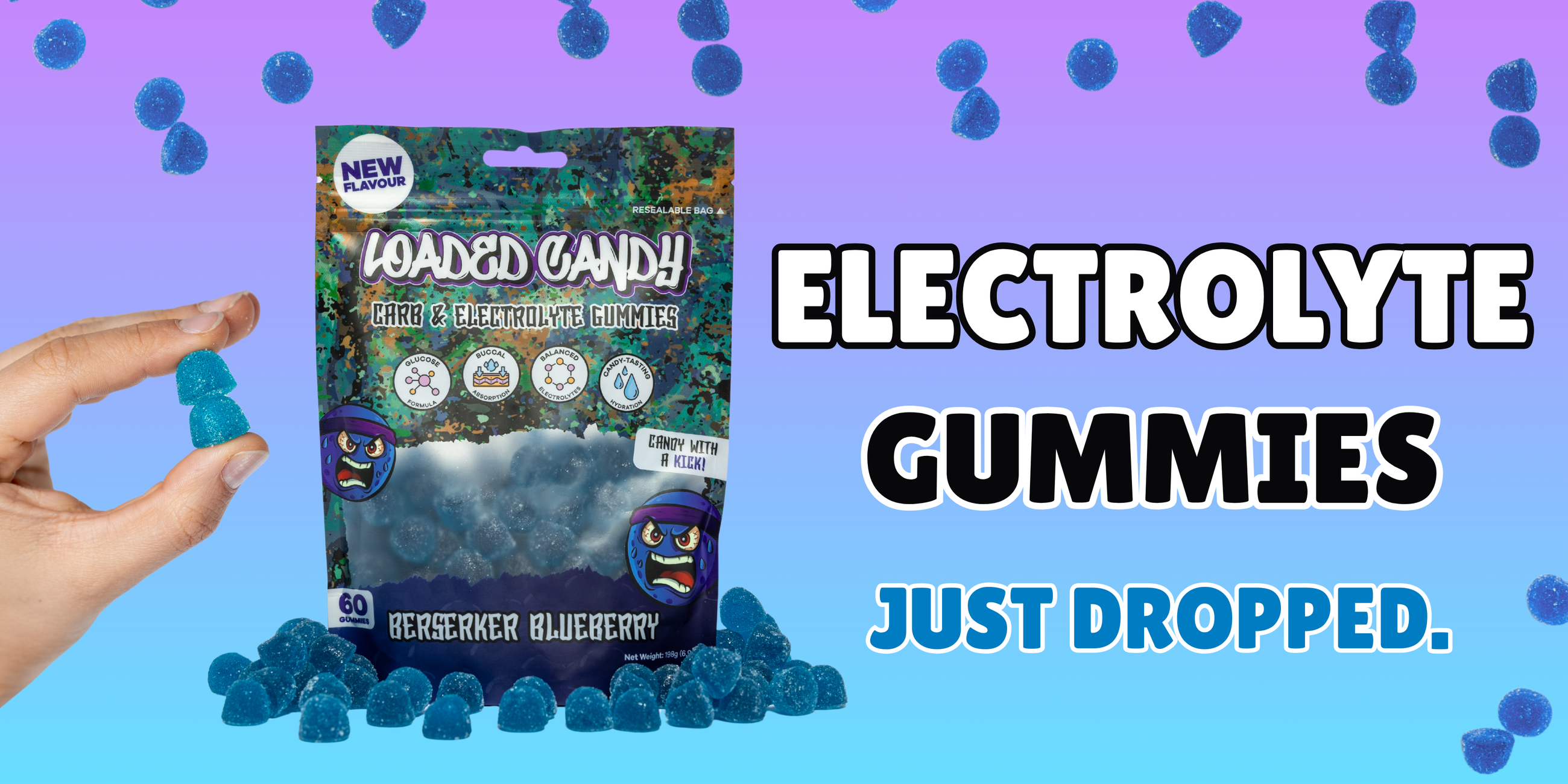 Loaded Candy Pre - Workout Gummies